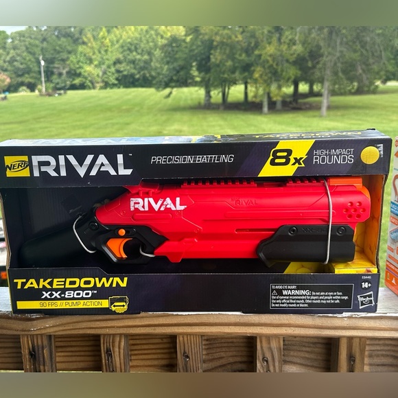 Nerf | Toys | Nerf Rival Takedown Xx80 Blaster Pump Action 90 Fps ...